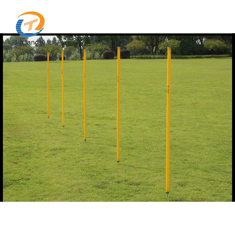 Football Soccer Plastic Agility Poles - Training Hurdles