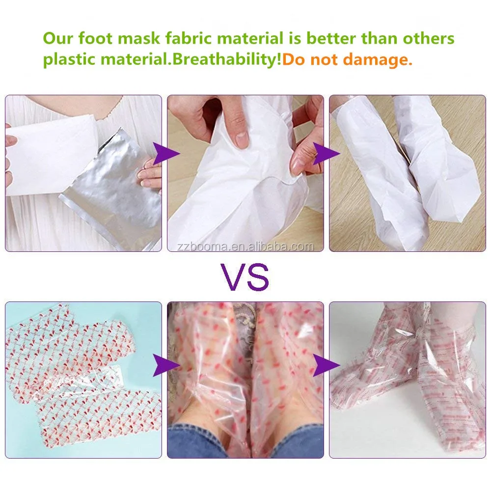 Hand And Foot Whitening Cream Silk Korea Latex Sock Paraffin Foot Mask ...