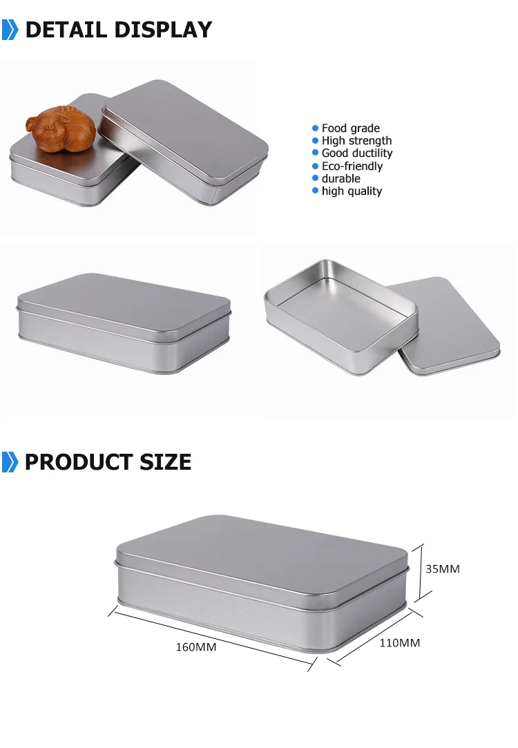Wholesale Custom Rectangular Empty Cookie Tins - GANGYUAN