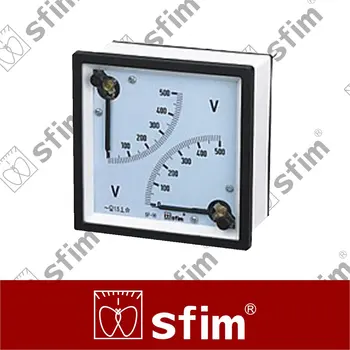 Double Analog Ac Voltmeter - Buy Panel Meter,Double Voltmeter,Voltmeter ...