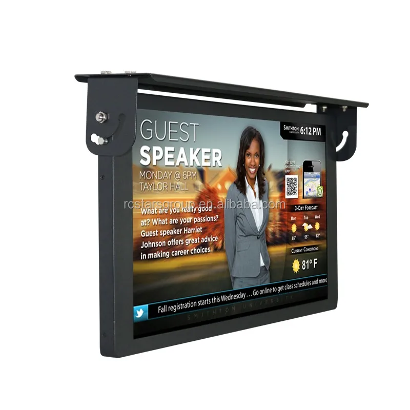 17 Inch Bus Advertising Display With Wifi 3g Network Function Optional ...