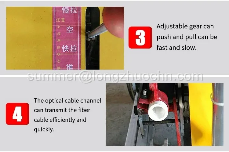Cable Pulling And Pushing Machine Fiber Optic Cable Tractor - Buy Cable ...