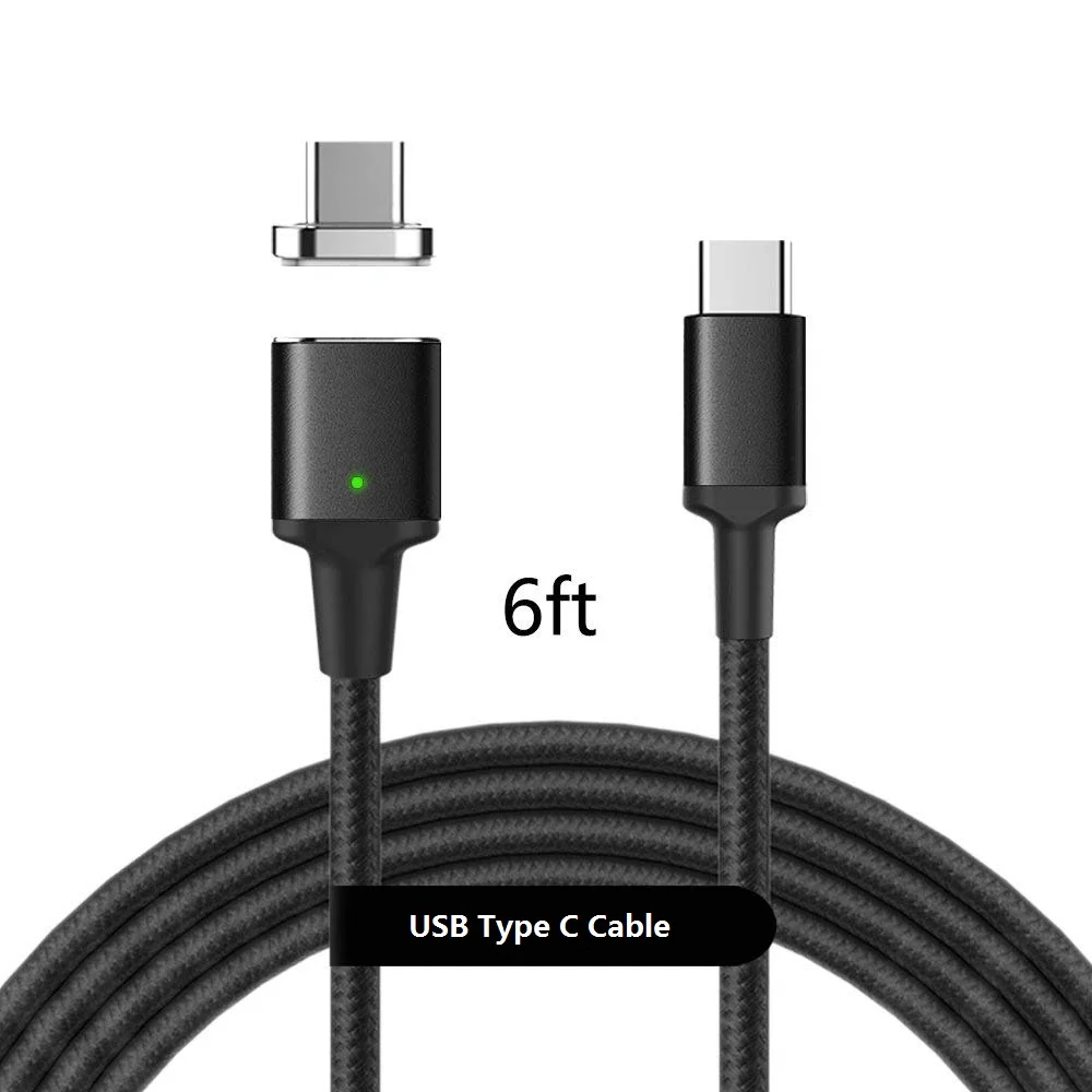 Max 5a 100w 6ft Type C Charger Data Cable Pd Qc 3.0 Usb-c To Usb-c ...