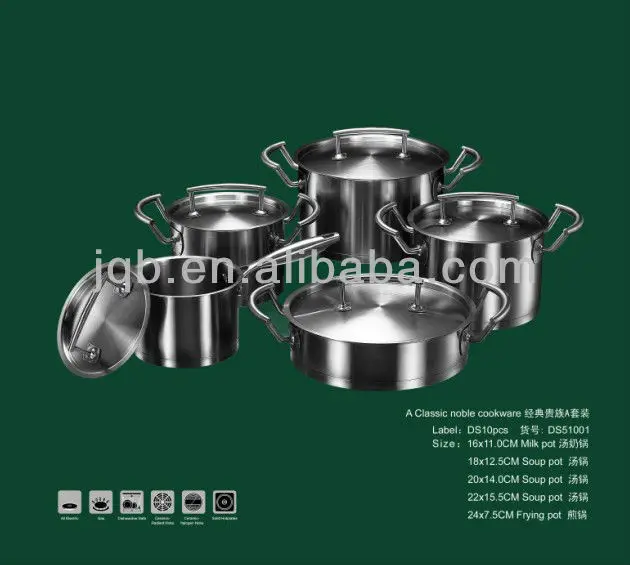Dst-1 Stainless Steel 304 Cookware Set With Induction Bottom - Buy 304 ...