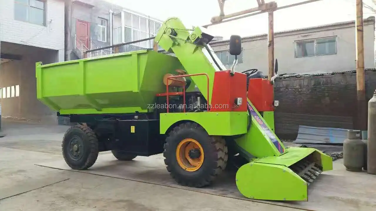 LEABON Cow Dung Cleaning Car - Efficient Dairy Farm Equipment