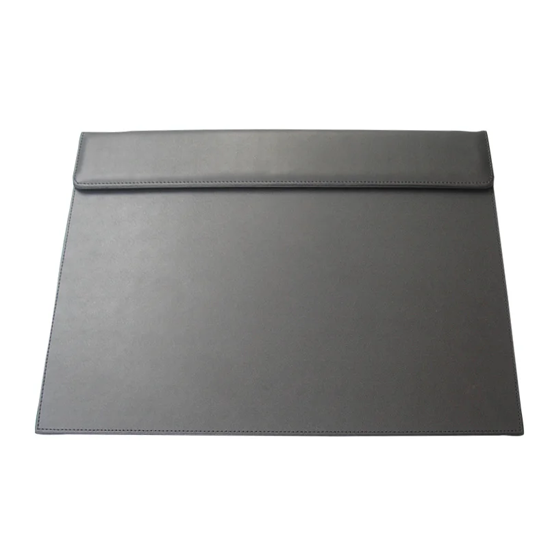 Office Supplies Rectangle Black Leather Desk Pads Clipboard A3 Desk ...