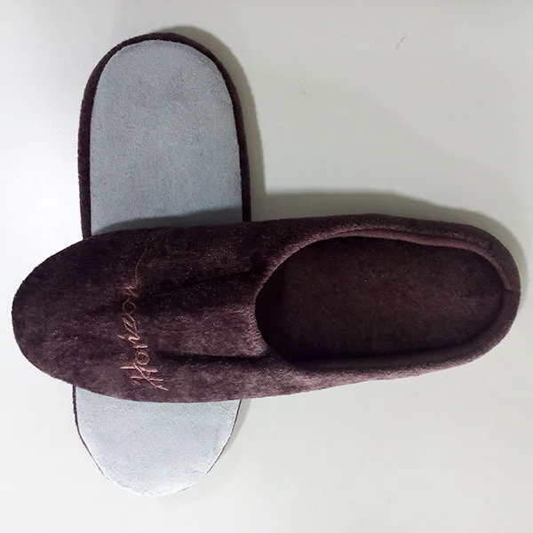 New Arrival Luxury Hotel Slippers With Emboridereds Logo Guestroom ...