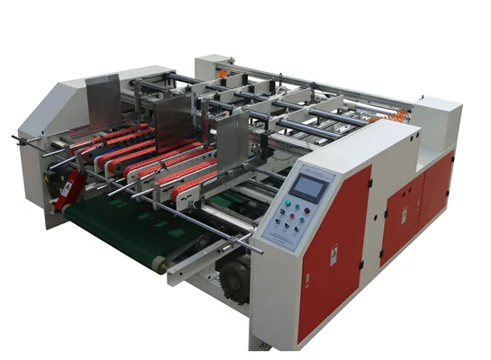 Px-2100 Semi Automatic Corrugated Paperboard Folding And Gluing Machine ...