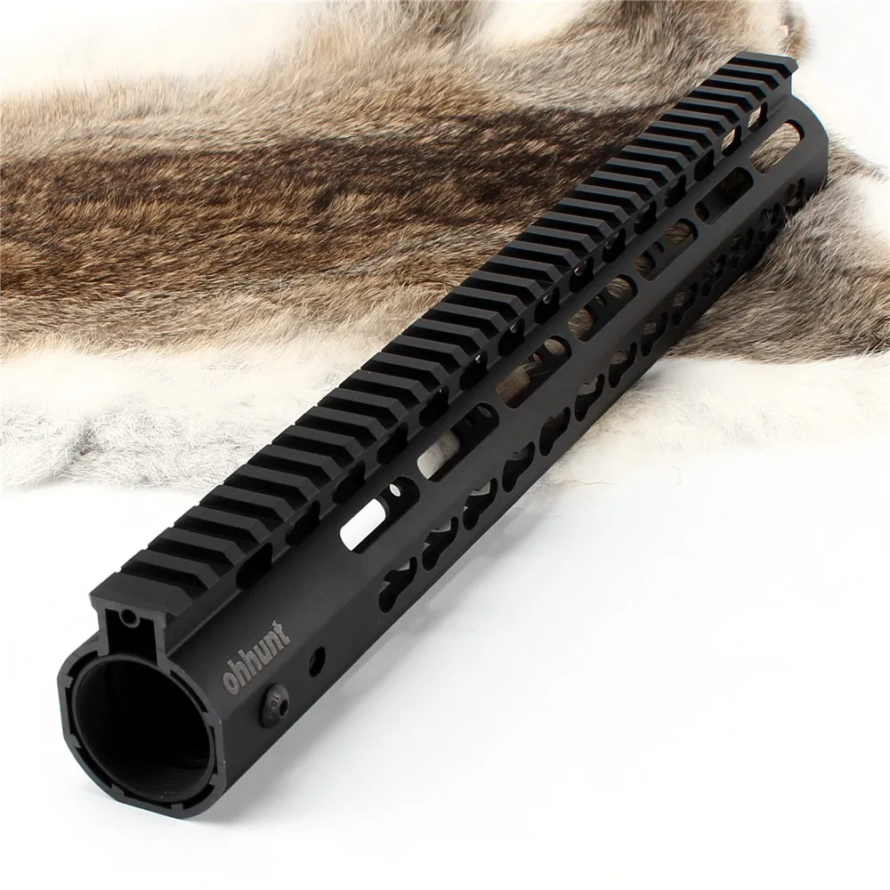 Ohhunt Aluminum 13.5 Inch Ar 15 Keymod Handguard With Steel Barrel Net ...