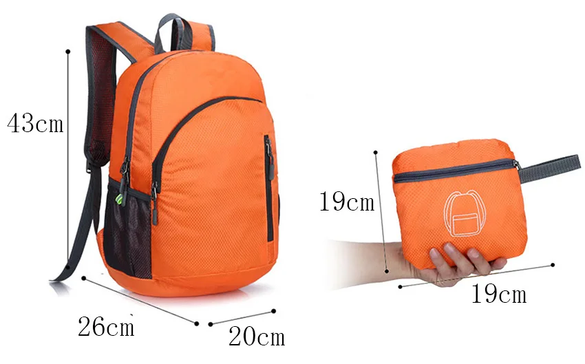 Durable, Waterproof, and Packable Folding Travel Backpack
