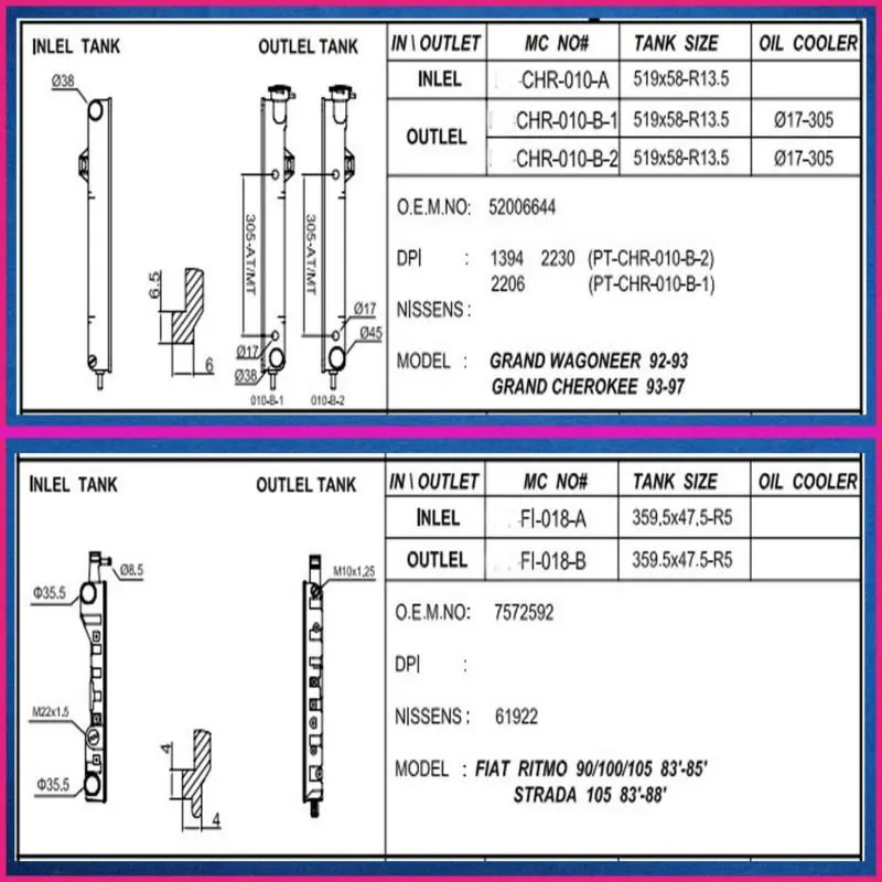Auto Radiator Plastic Tanks - Durable & Efficient Solutions