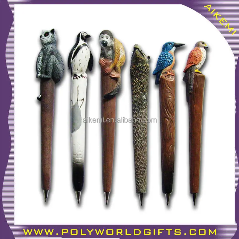 Oem 3d Decorative Ballpoint Pens,Souvenir Decoration Poly Resin Kids ...