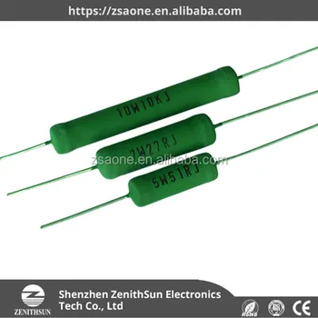 Non-inductive Wirewound Resistor 7w 100 Ohm J - Buy Wirewound Resistor ...