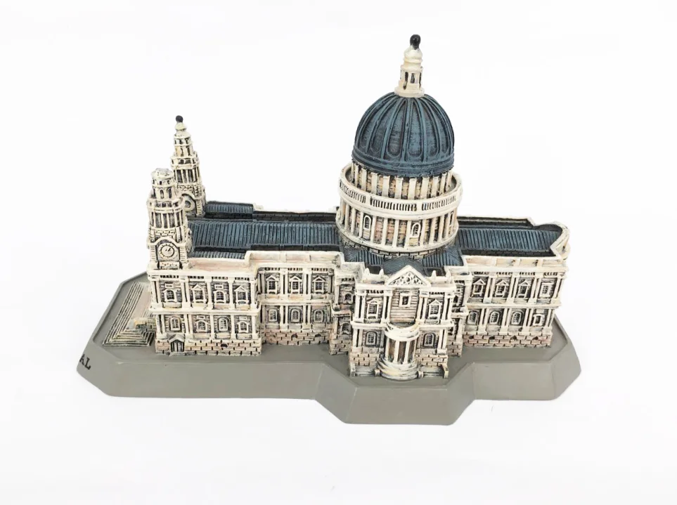 3d Models Famous St Paul's Cathedral Building Miniature Model - Buy ...