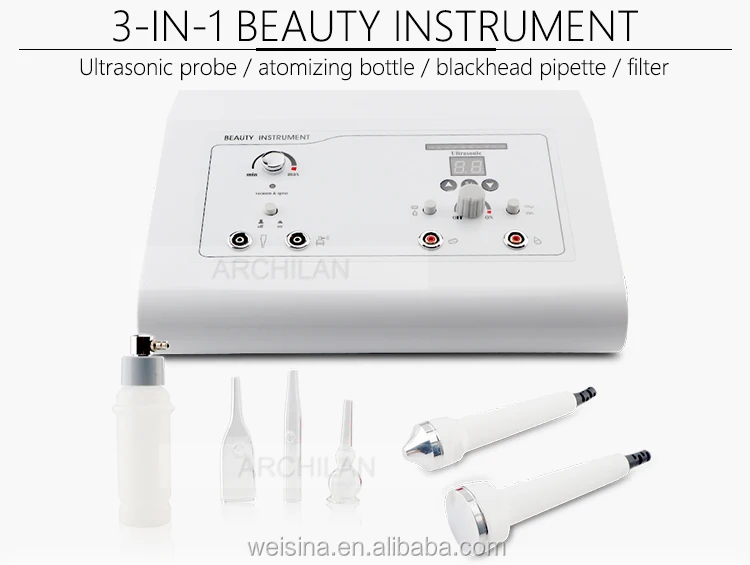 3 In 1 Multifunction Beauty Equipment High Frequency Electrotherapy ...