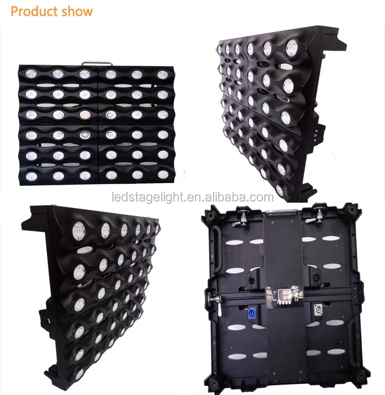 GBR 6x6 LED matrix Lighting 36pcs 3w Golden Led matrix Beam Light ...