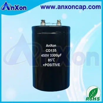 Screw Terminal Aluminum Electrolytic Capacitor 450v 3300uf Alu Elect Capacitor 3300uf 450v Large ...
