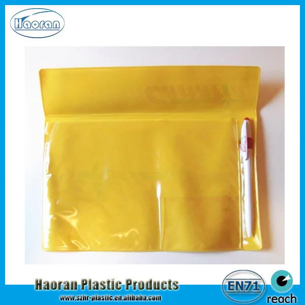Plastic Travel Document Wallet,Pvc Envelop Document Bag With Snap ...