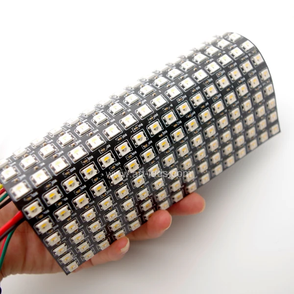Flexible SK6812 RGBW LED Matrix - Programmable Pixel Display