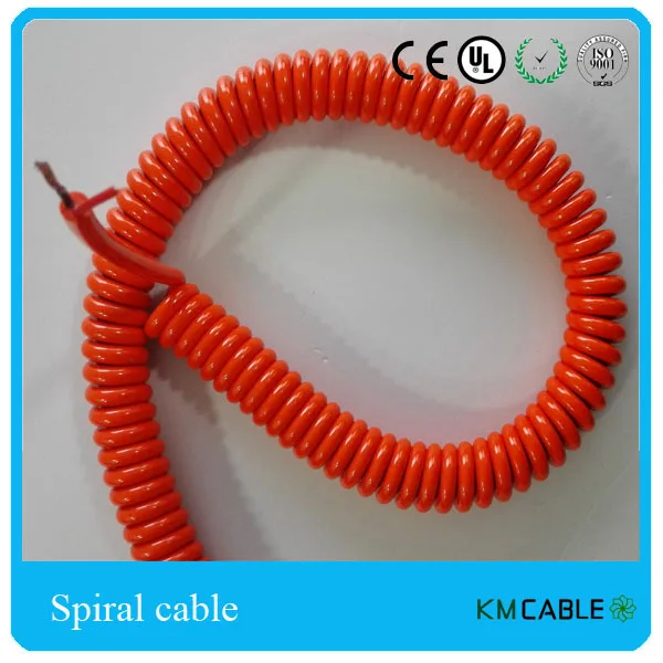 Pu Coated Spiral Cable Mini Electrical Cable 2 Wires - Buy Mini ...