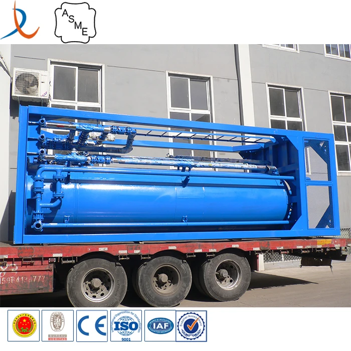 High Pressure Skid Mounted Buffer Storage tank / Surge Vessel / Buffer ...