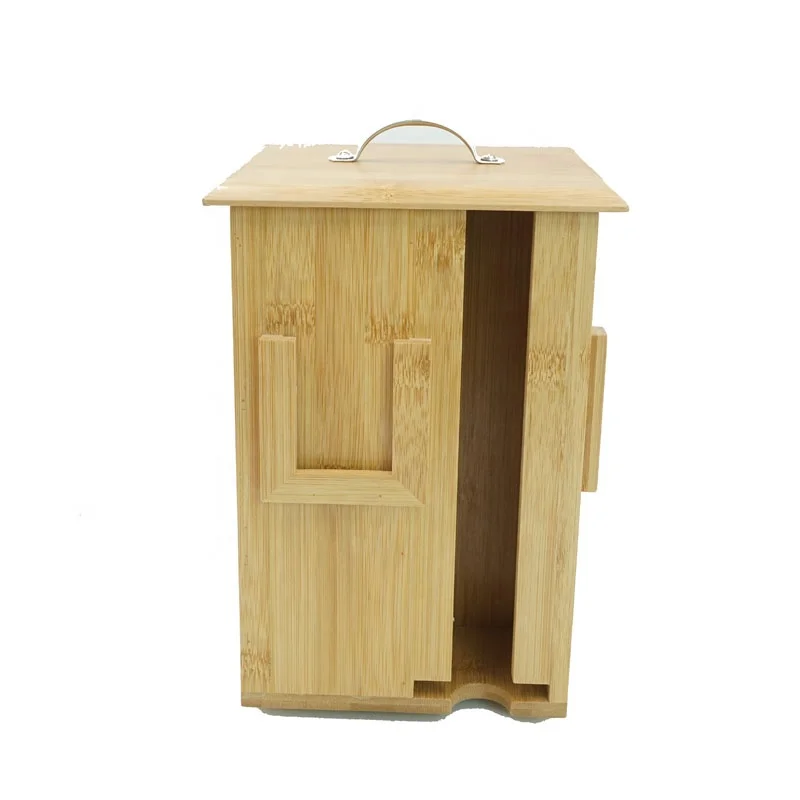 Bamboo Tea Bag Holder Display Tea Caddy Organizer with 4 Storage ...