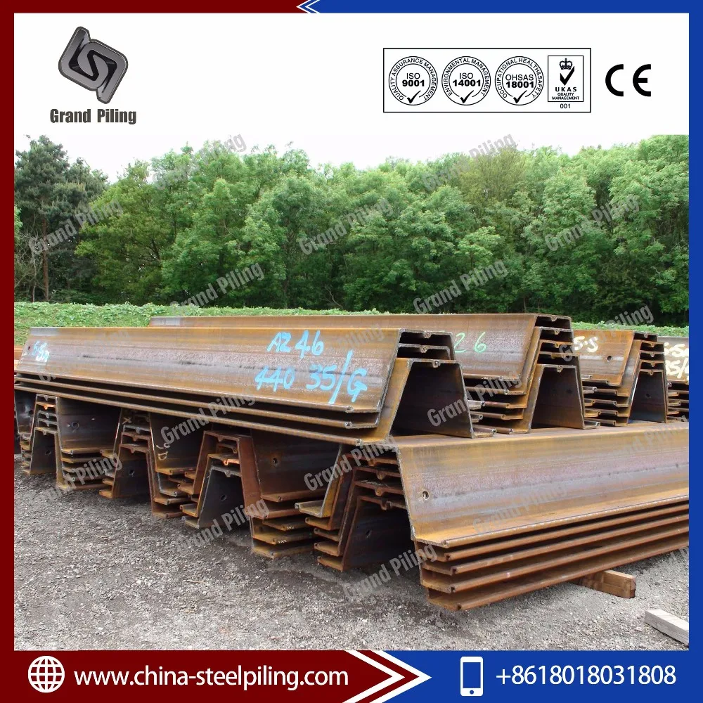 AZ27-800 AZ26 AZ24-700 Z Type Steel Sheet Pile - Durable & Versatile