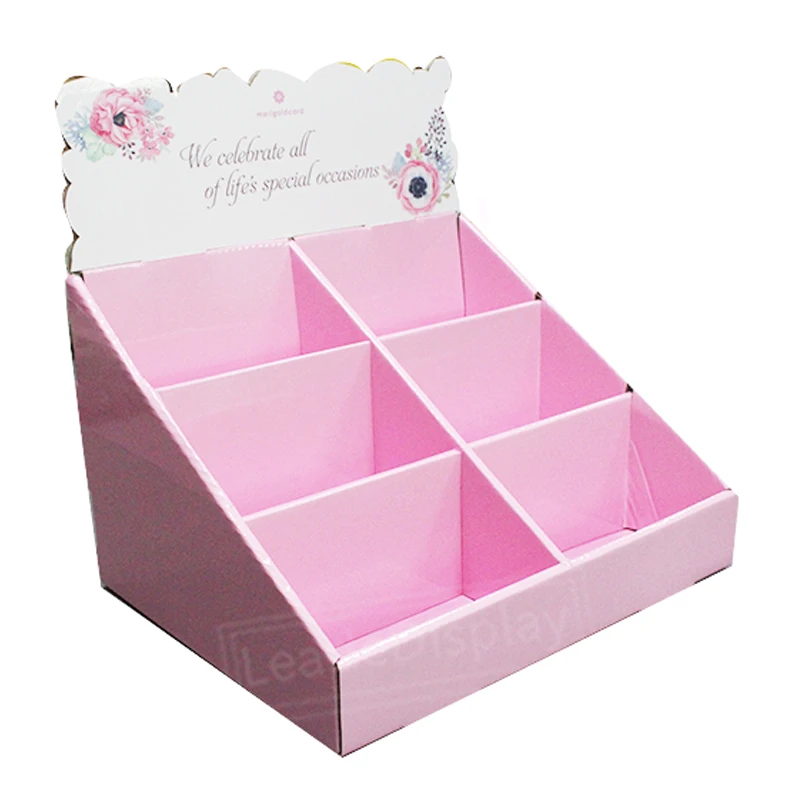 High Quality Custom Design 4c Promotion Cardboard Counter Display For ...