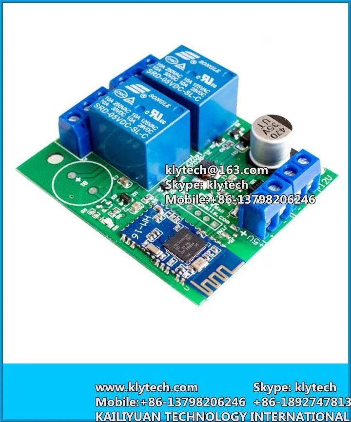 2 Channel Relay Module Bluetooth 4.0 Ble For Apple Android Phone Iot ...
