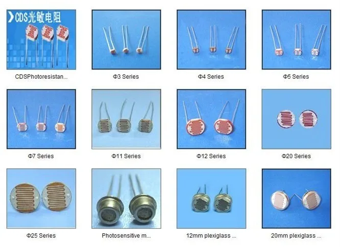 Waterproof Ldr Photoresistor Light Dependent Resistor Light Sensor ...