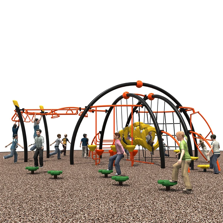 Outdoor Playground Fitness Kids Climbing Structure Nets Rope Frames ...