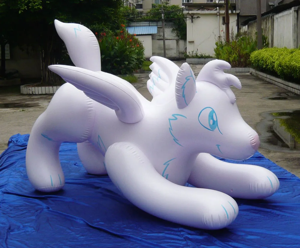 Durable Pvc 0.4mm Grey Inflatable Wolf For Sale - Buy Inflatable Wolf ...