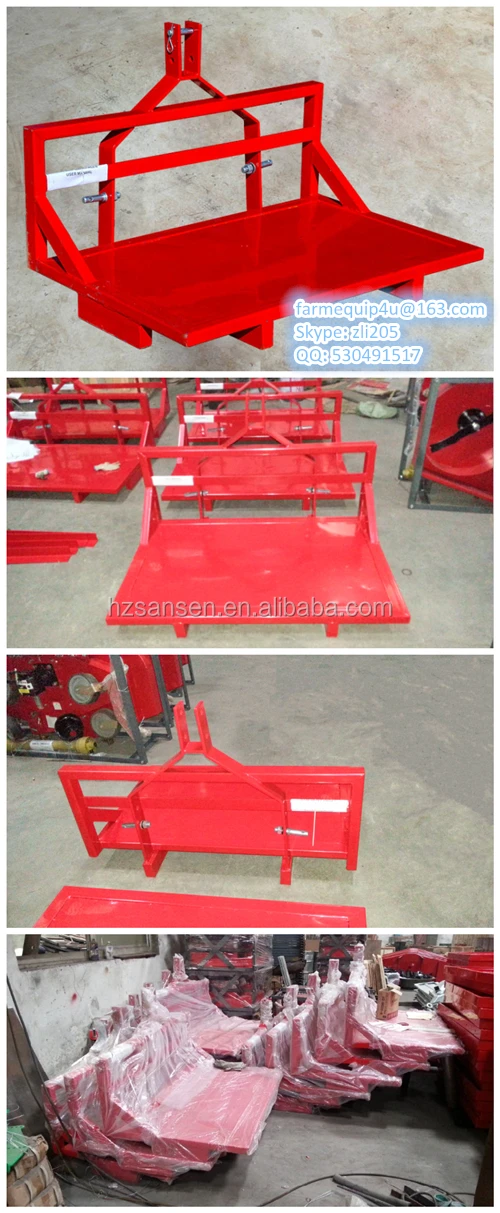 Tractor 3-Point Hitch Transport Box - Durable Rear Carrier for ...