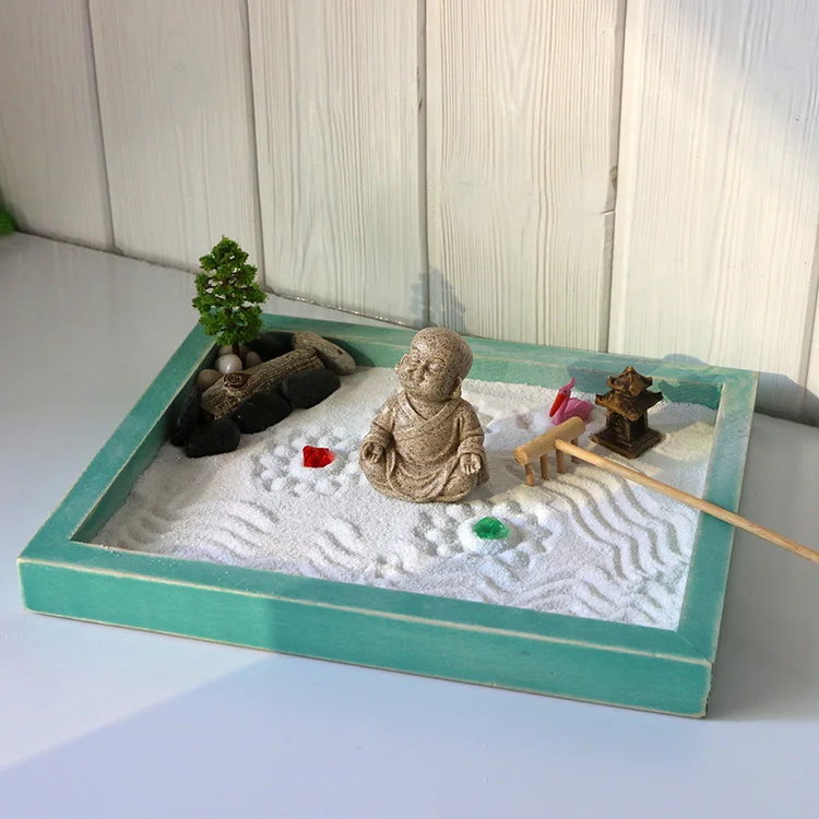 Beach Zen Garden,A Day At The Beach,Mini Desktop Sandbox For Meditation ...
