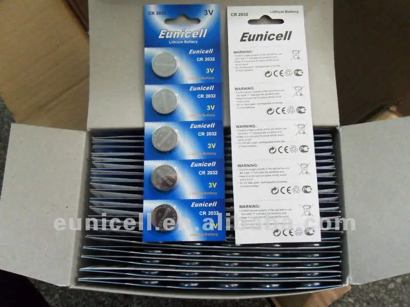 Rtc Cmos Cr2032 3v Button Batteries With Lead Wire & Connector Cr2032 ...