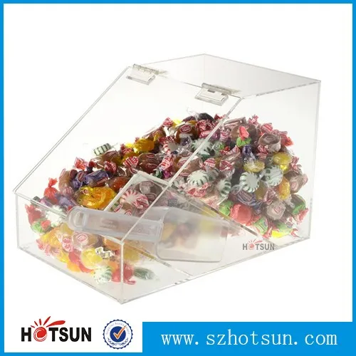 Stackable Candy Bin IneVibe Acrylic Candy Bin Topping Dispenser With ...