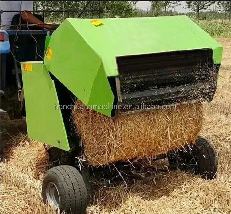 Hay And Straw Baling Machine/ Grass Baler/mini Round Hay Baler For Sale ...