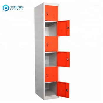 High End Helmet Lockers Single 6 Tier Steel Metal Locker Storage ...