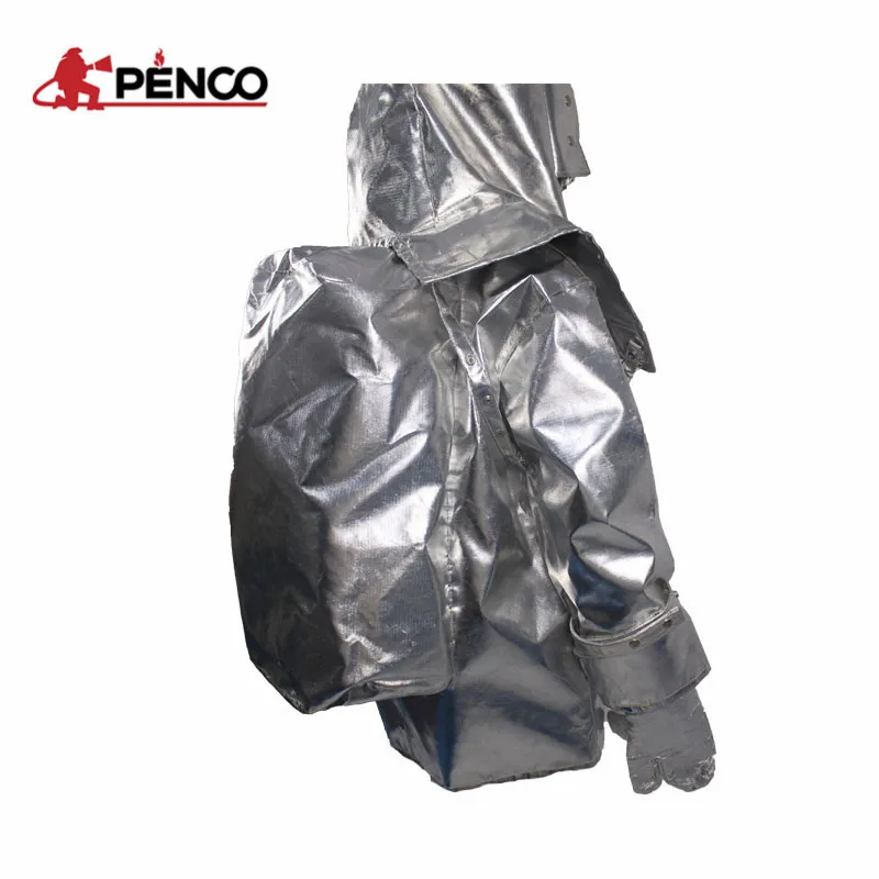 Nfpa Standard 1000degree Fire Aluminium Suit With Hood Whole Sets For ...