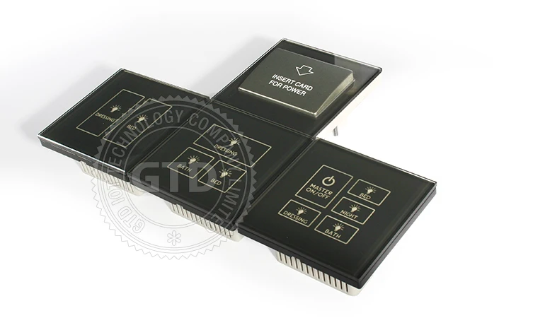 Whole Hotel Room Switches Solution With Customized Font And Gray Color ...