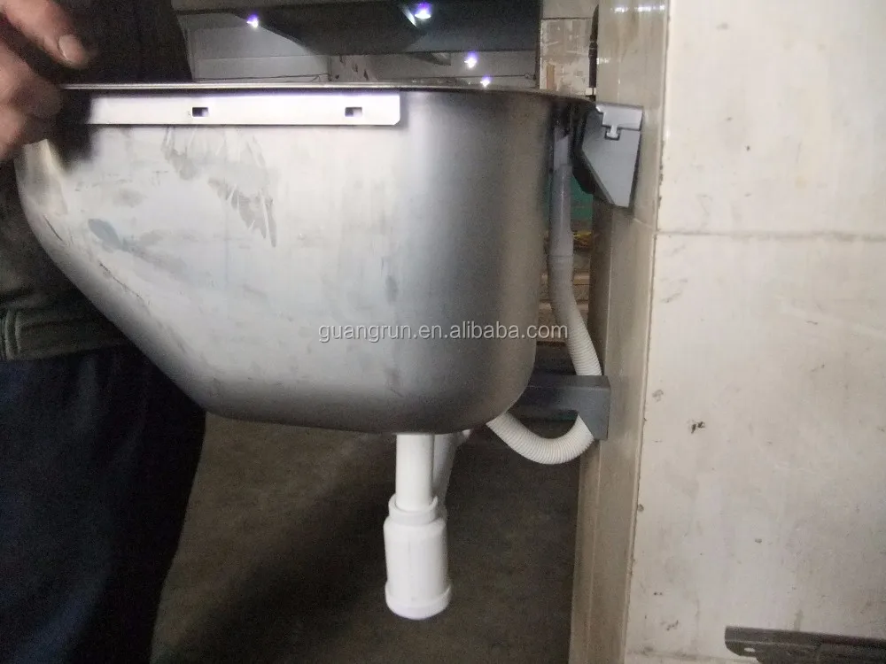 Stainless Steel Single Bowl Laundry Sink Trough Wall Hung Portable Mop ...