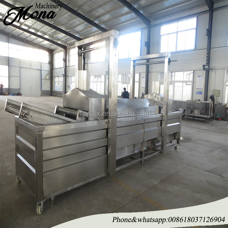 304ss Automatic Continuous Fryer Machine Oil-water Fryer - Buy ...