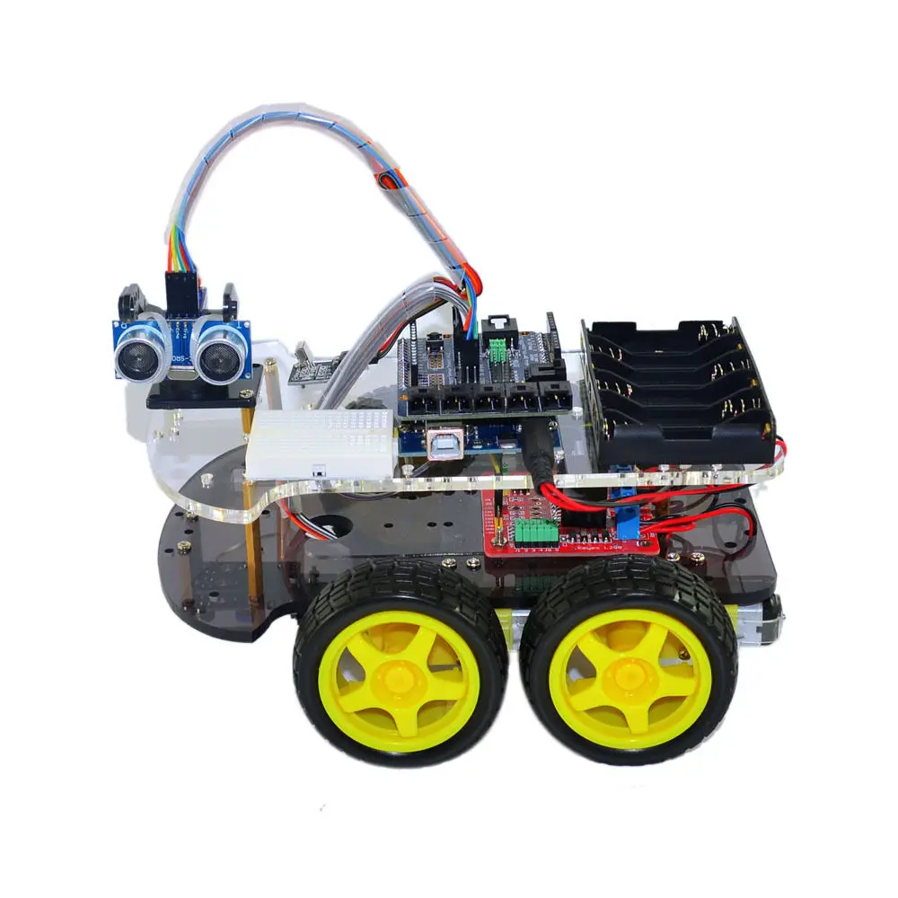 DIY Kit Line Following Robot - Smart Chassis for Education