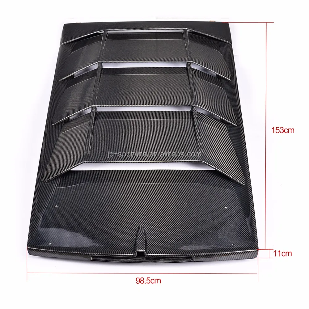 Carbon Fiber D Style Rear Engine Hoods For Lamborghini Gallardo Lp550 ...
