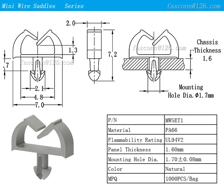 Wire Saddles Top / Side Entry - Secure and Versatile Clamps