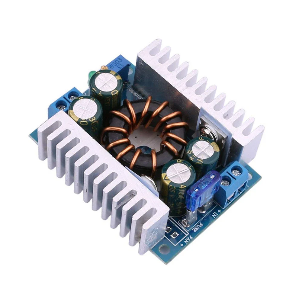 150w 8a Dc-dc Boost Converter Board 8-32v 12v 24v To 9-46v Voltage ...