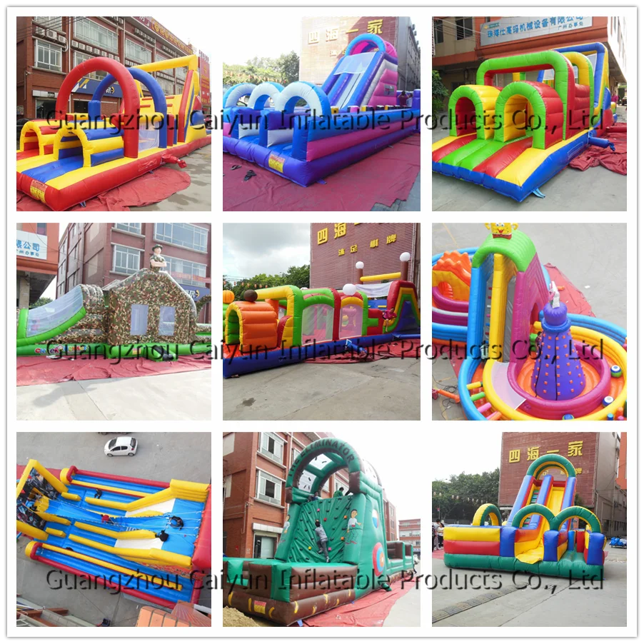 Baby Obstacle Courses Game Cheap Inflatable Obstacle Bouncer For Sale ...