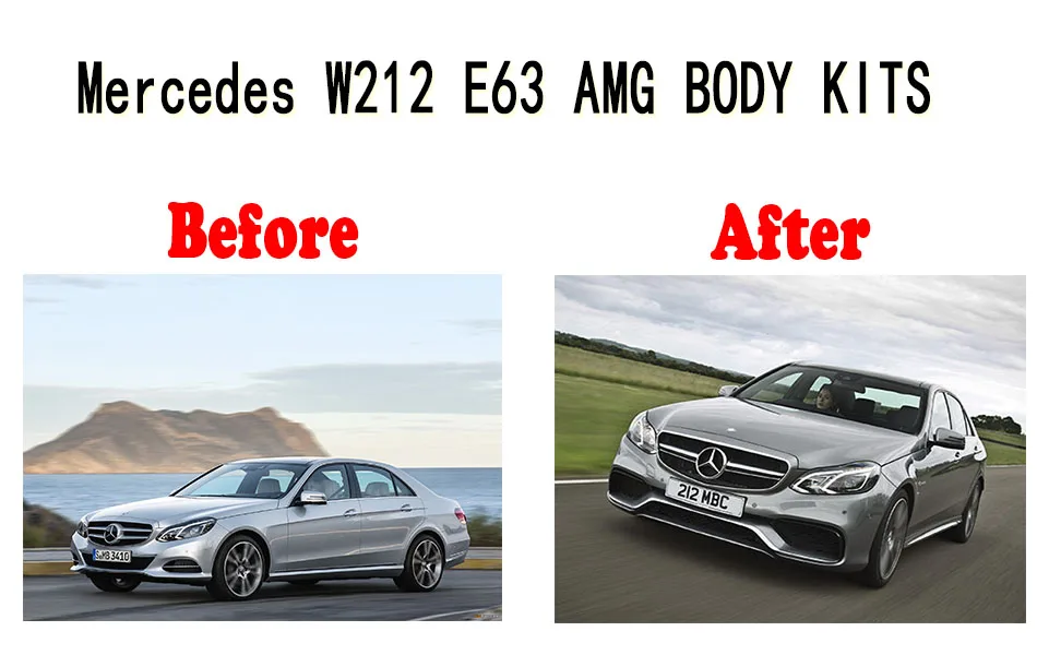 Tuning Facelift W212 AMG Body Kit for Mercedes E63 2012-2013