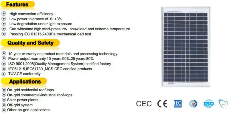 Solar Panel With Integrated Battery With Tuv - Buy Solar Panel With ...