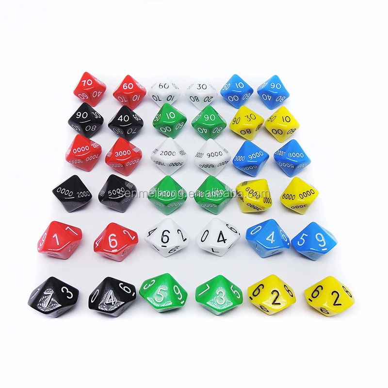 Dice Manufacturer Custom Different Type Dice Colored 10 Sided Dice ...